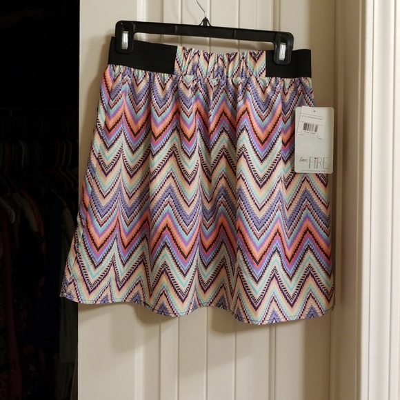 love, Fire | Skirts | Love Fire Mini Skirt | Poshmark
